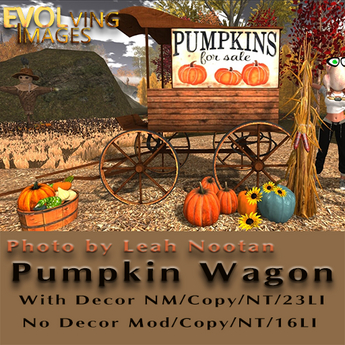 Second Life Marketplace - Pumpkin Wagon